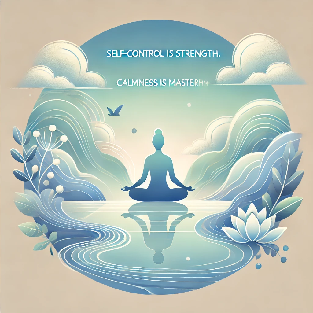 Unlock Unstoppable Strength:Self-Control is Strength. Calmness is ...